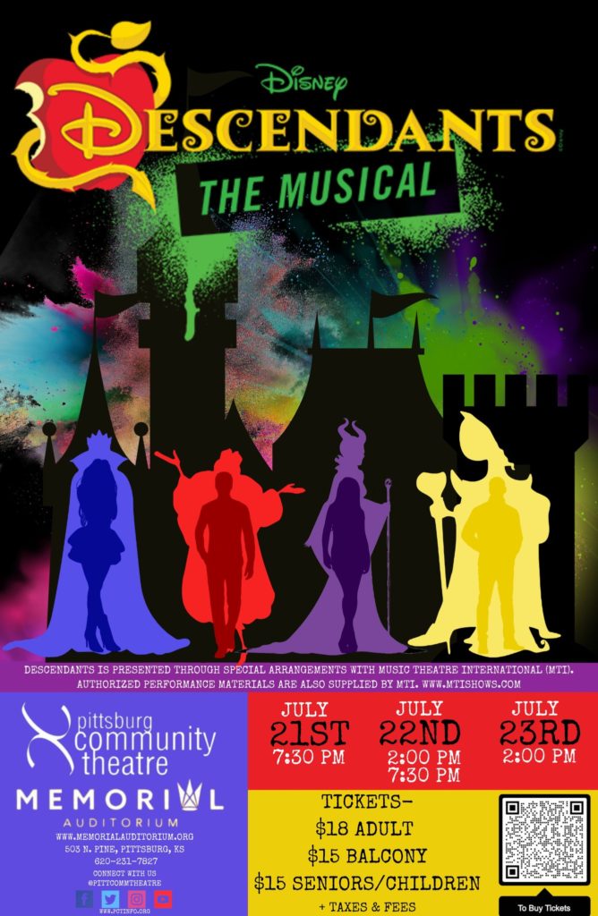 PCT Presents Disney’s “Descendants: The Musical” | City of Pittsburg