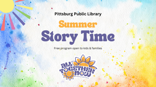 Summer Story Time @ The Library | City of Pittsburg